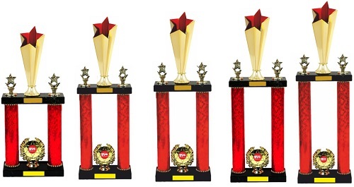 Great Value Huge Red Star Awards-Trophies2Schools