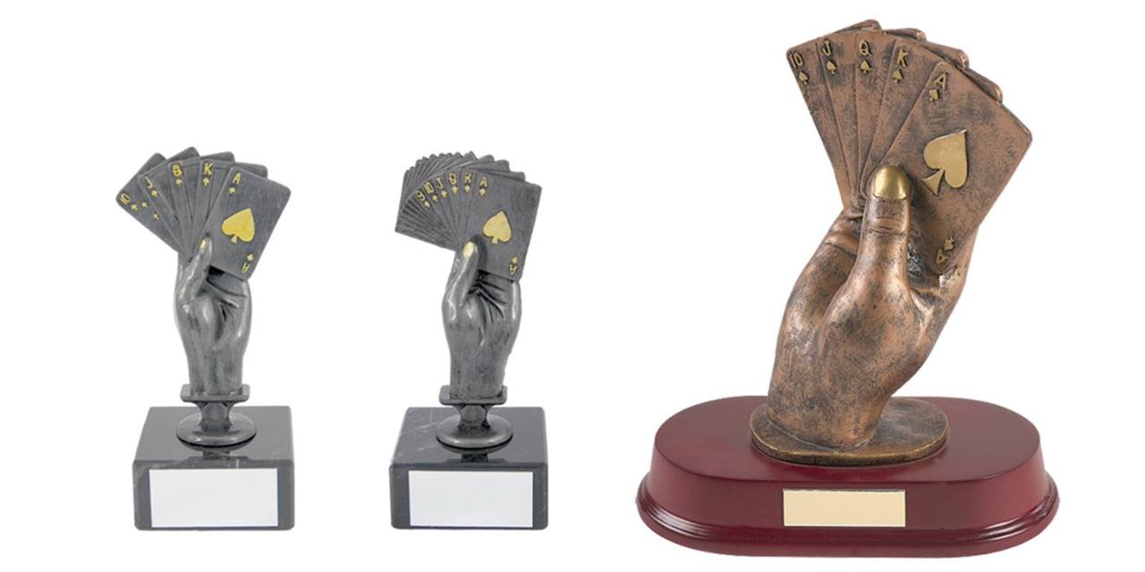 Up to 50% OFF Card Trophies, Poker and Bridge 1000's of Awards - Trophy ...