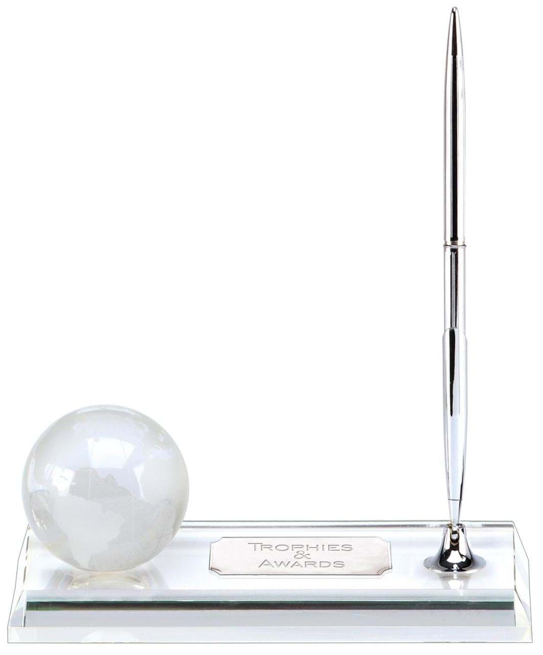 Magellen Optical Crystal Globe and Pen - Direct Source