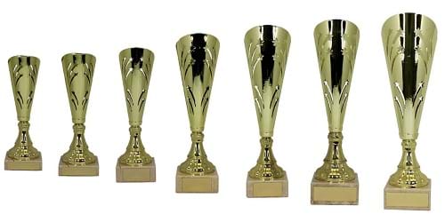 Extra Value Gold Metal Fluted Cups 1465 Series-Trophies2Schools