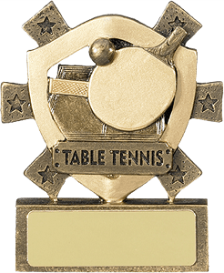 Table Tennis Mini Shield Award - Direct Source