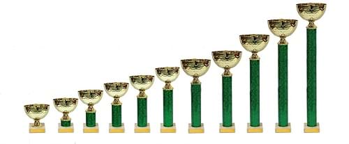 Economy Event Budget Cup Trophies Green Theme - Direct Source