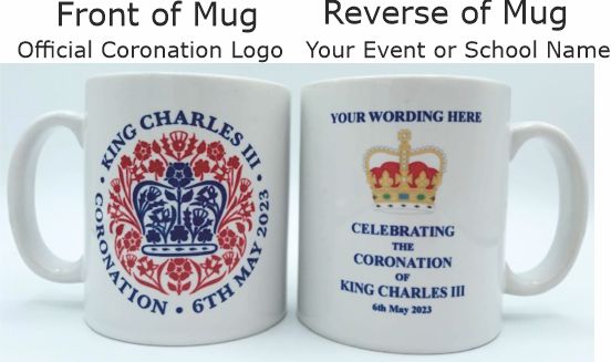 Up to 50% off Prince Charles Coronation Mug With Official Logo and Your ...