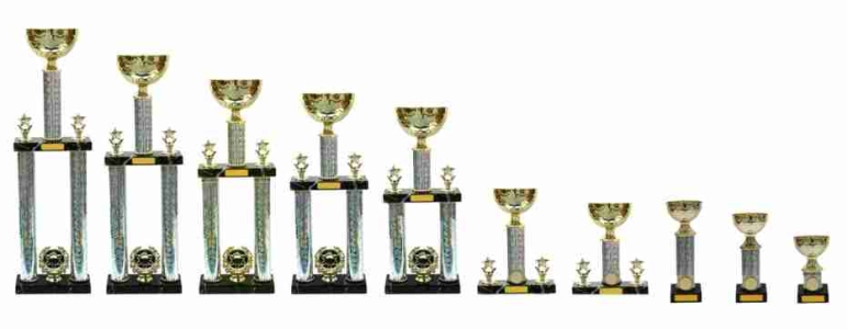 DP Event Large Trophies Silver 10 Sizes - Trophy Finder