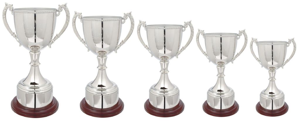 Traditional Nickel Plated Cups SV787 Series - Trophy Finder