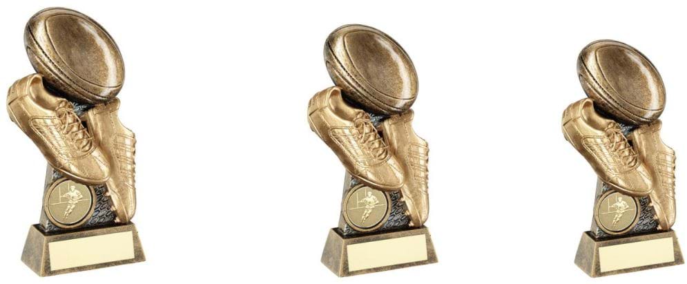Up to 50% off Resin Rugby Boot and Ball Trophies RF284 Series