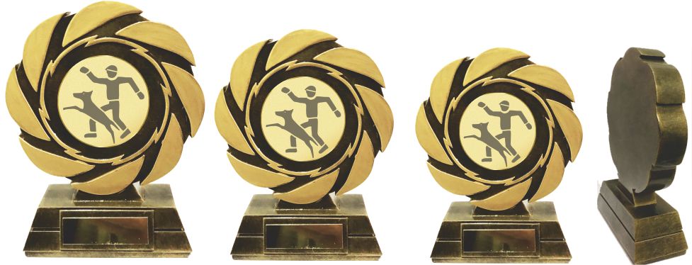 Resin Dog Agility Trophies RD393 Series-Trophies2Schools